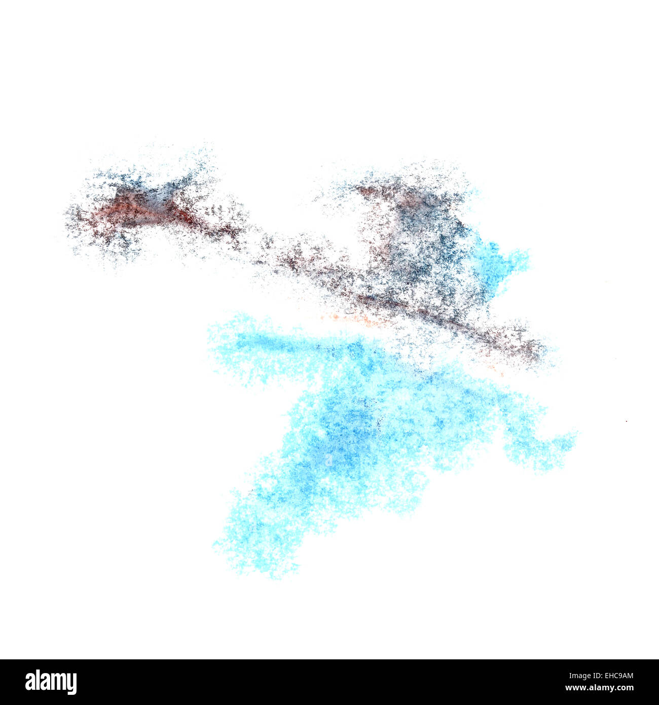 Abstract blue,grey watercolor background for your design insult Stock ...