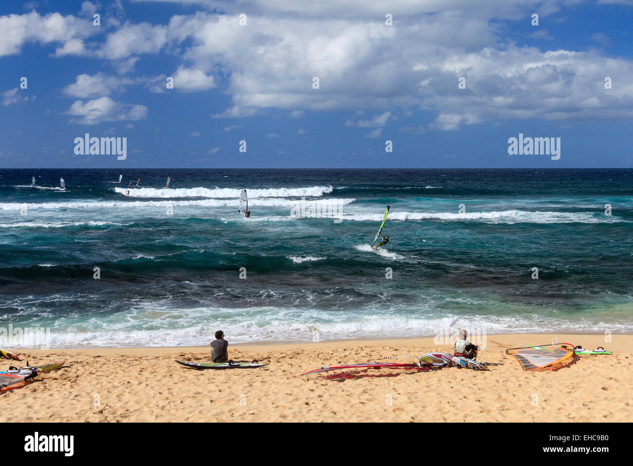 Windsurf beach beaches windsurfing hi-res stock photography and images ...
