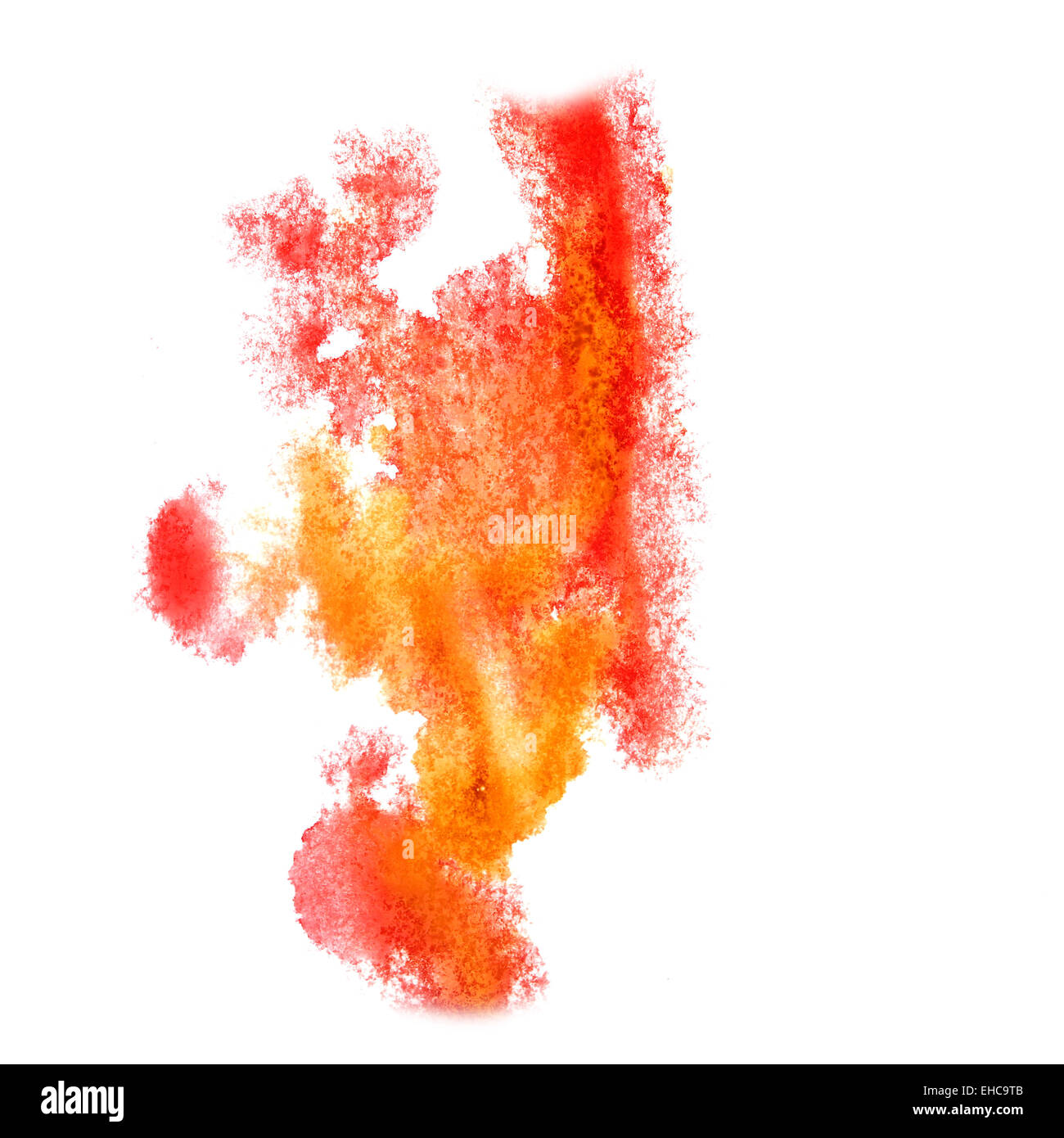 Abstract red,orange watercolor background for your design insult Stock ...