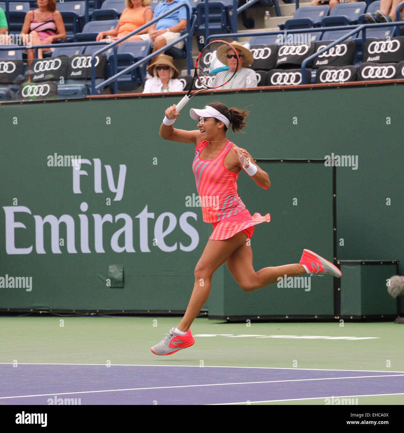 Indian Wells, California 11th March, 2015 British tennis player Heather ...