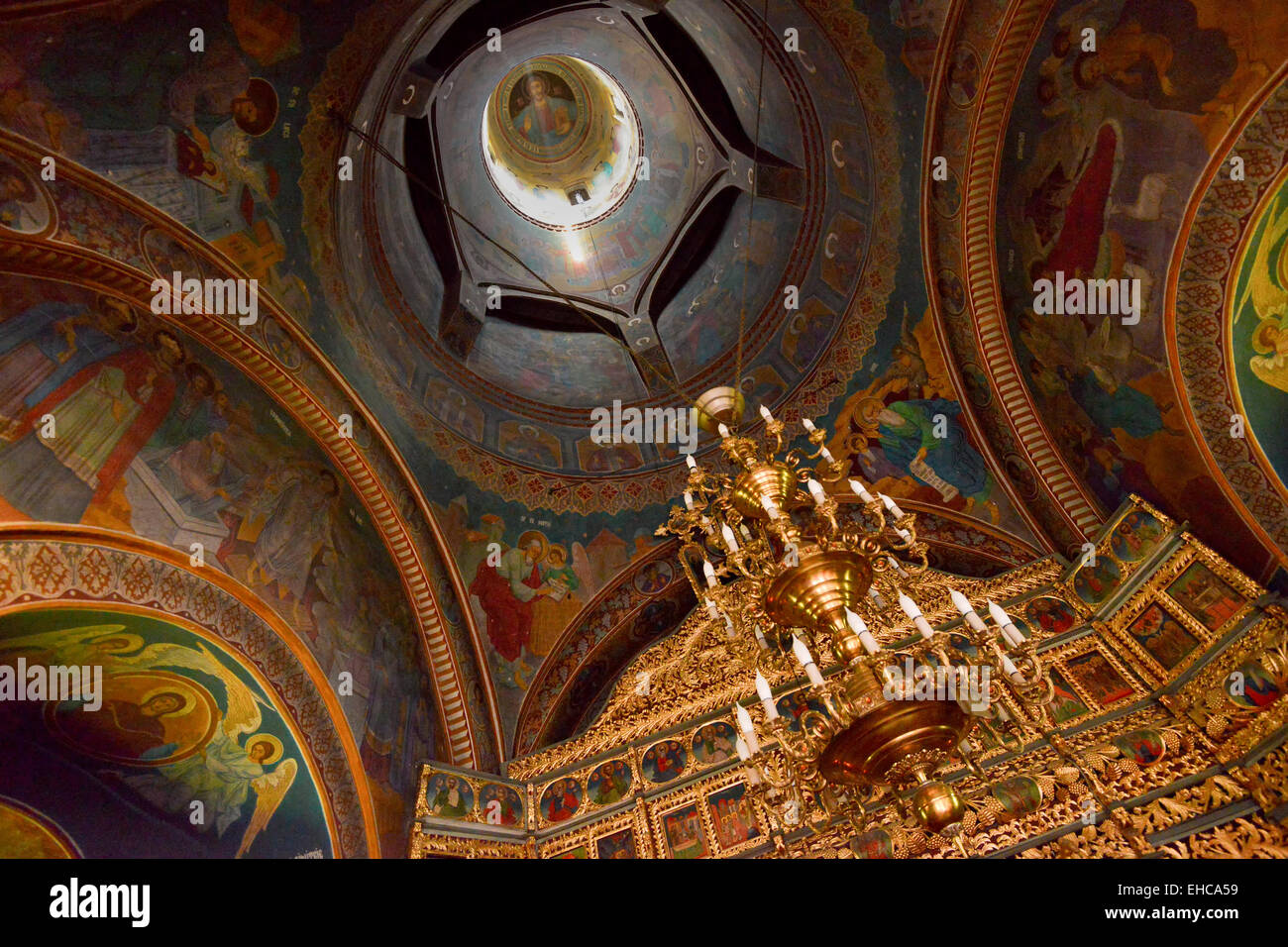 Interior view of a church tower Christian daytime Stock Photo - Alamy