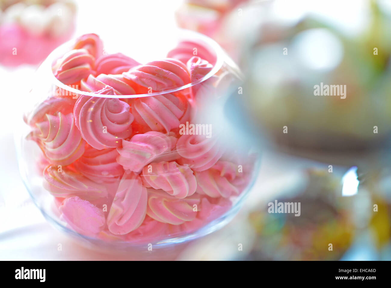 Meringue pink hi-res stock photography and images - Alamy