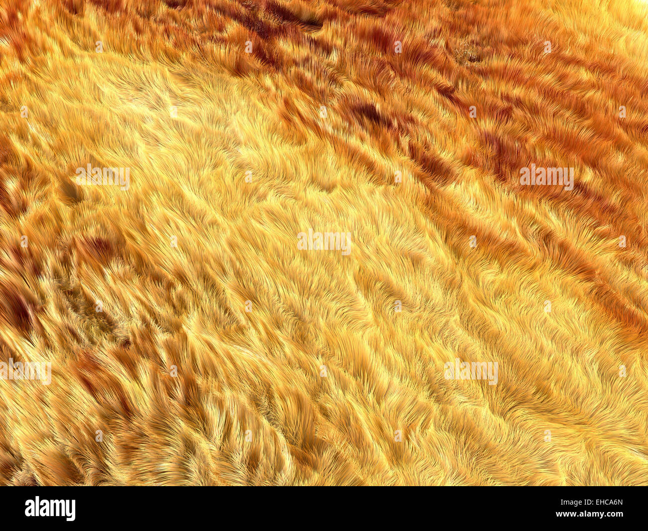 Fell: brown and yellow fox fur pattern or background. Useful for ...