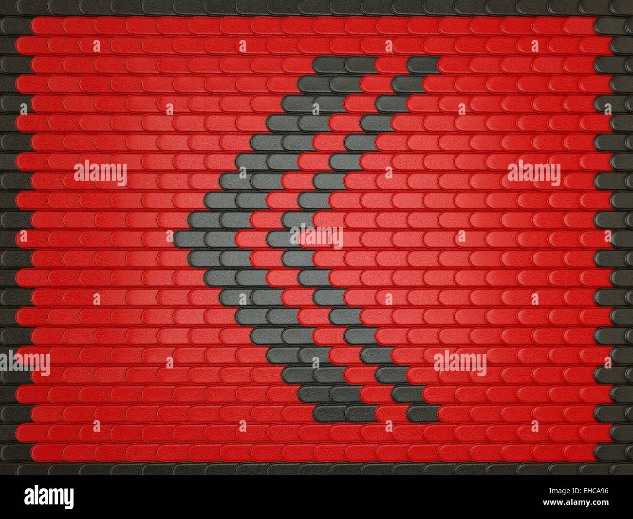 Turn left. red Leather background with arrow sign. Large resolution ...