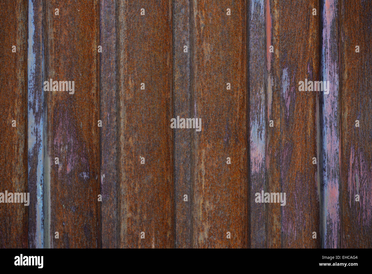 Rusty corrugated sheets in natural light Stock Photo - Alamy