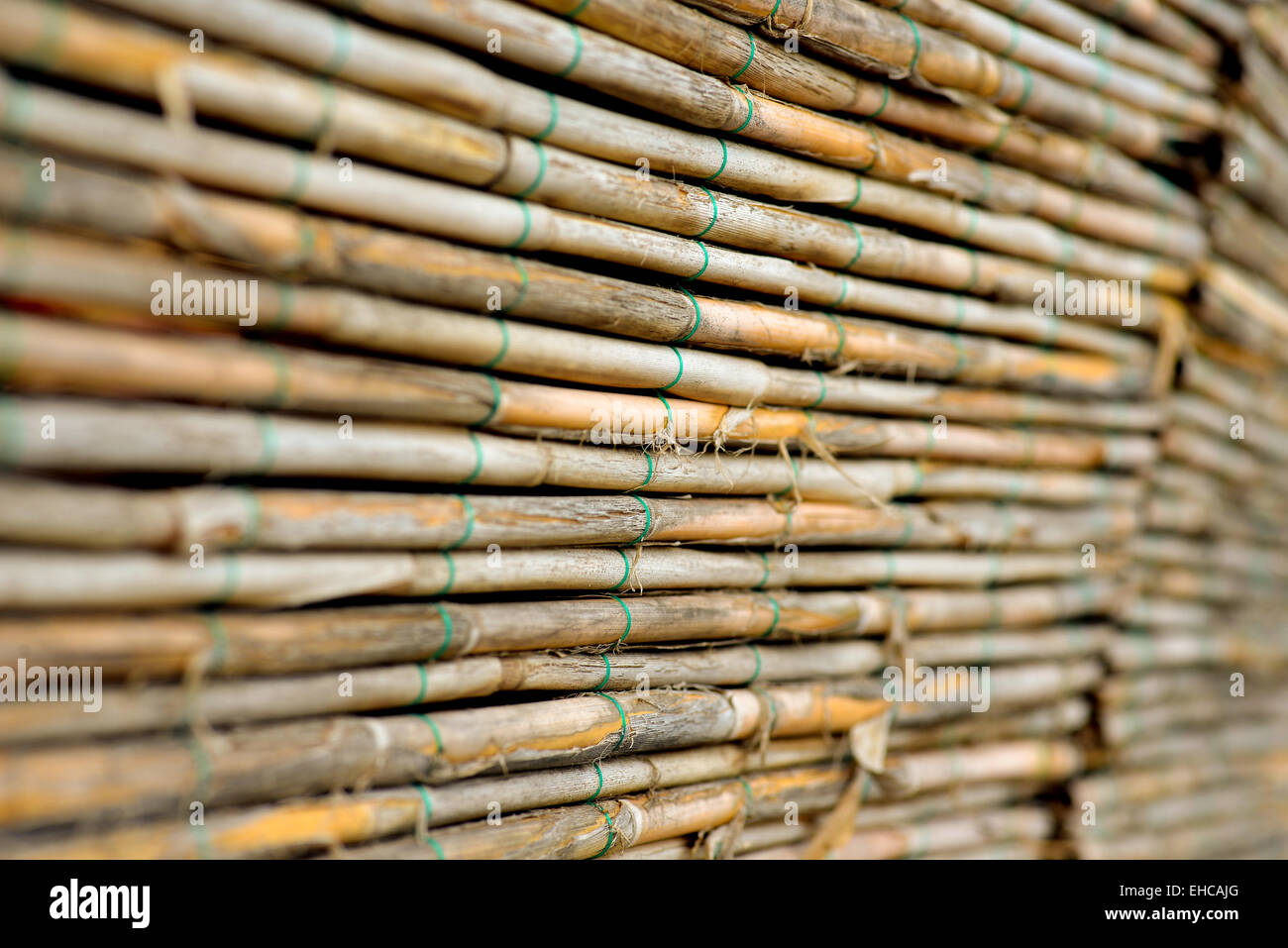 Woven reed wall hi-res stock photography and images - Alamy