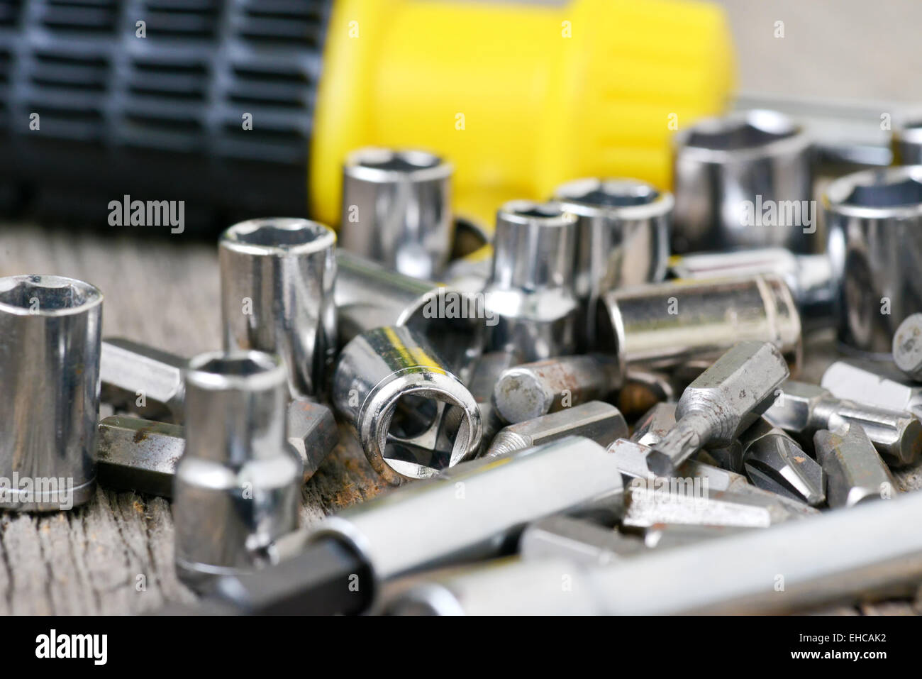 Screwdriver and bits Stock Photo - Alamy