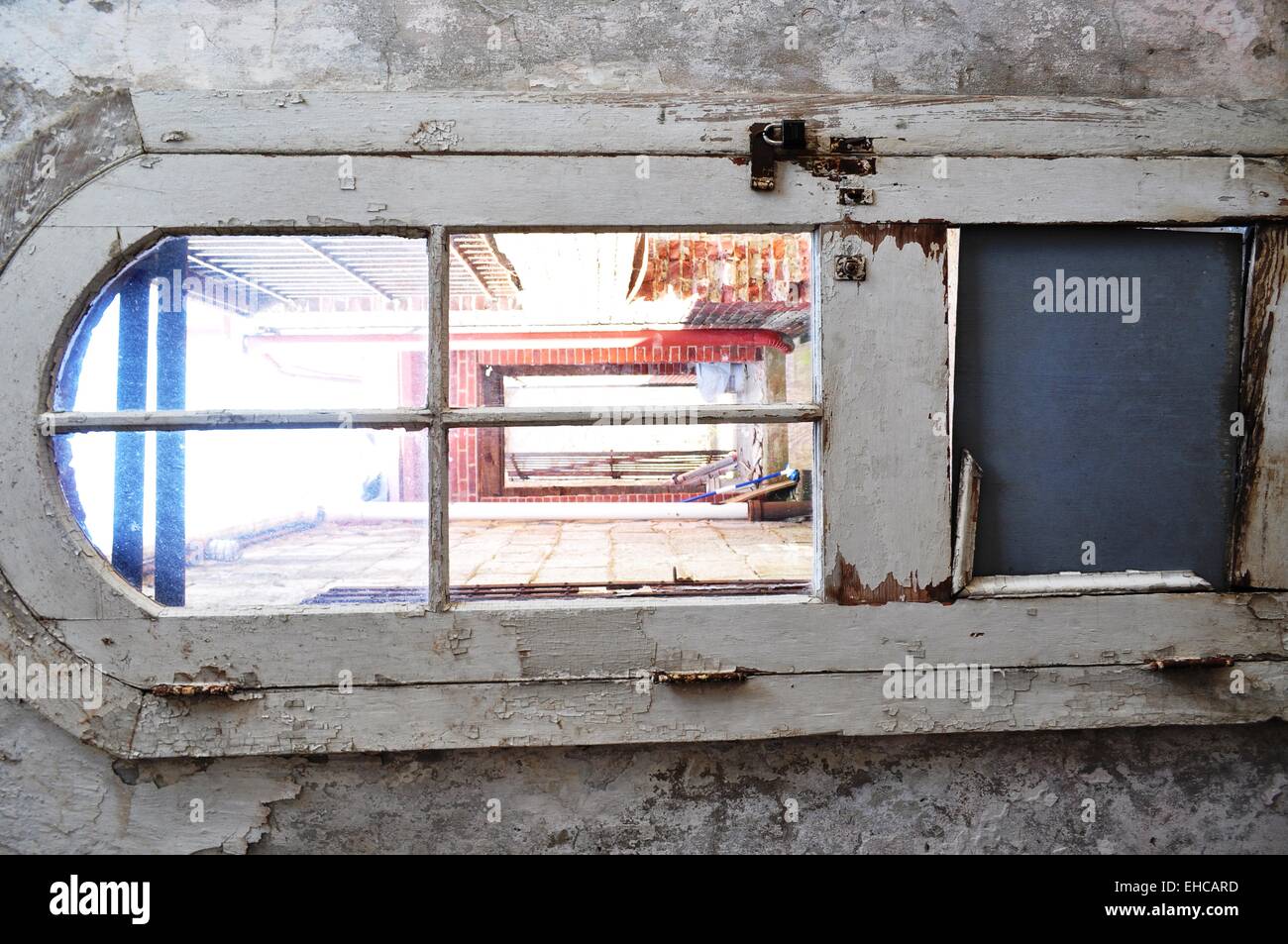 four window door white,textured and old Stock Photo - Alamy