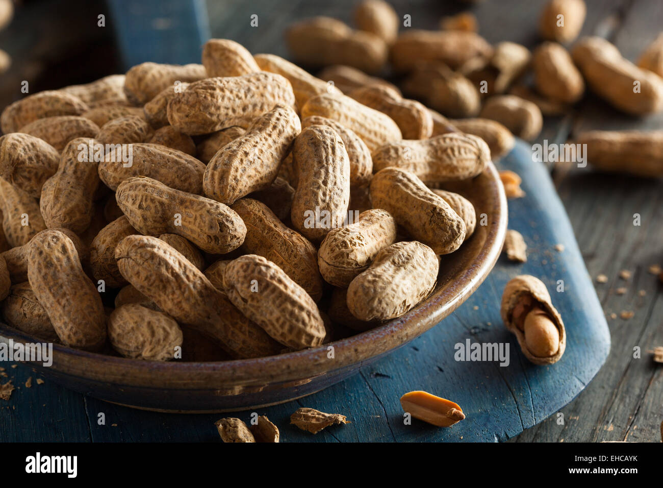 Salted Roasted Shelled Peanuts Ready to Eat Stock Photo - Alamy
