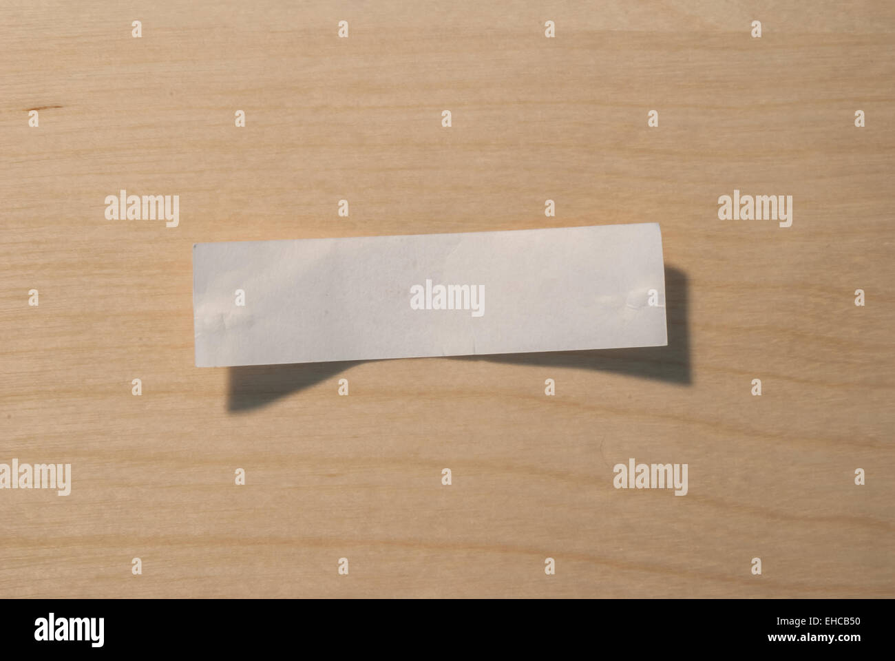 An empty fortune cookie paper with copy space for a message Stock Photo ...