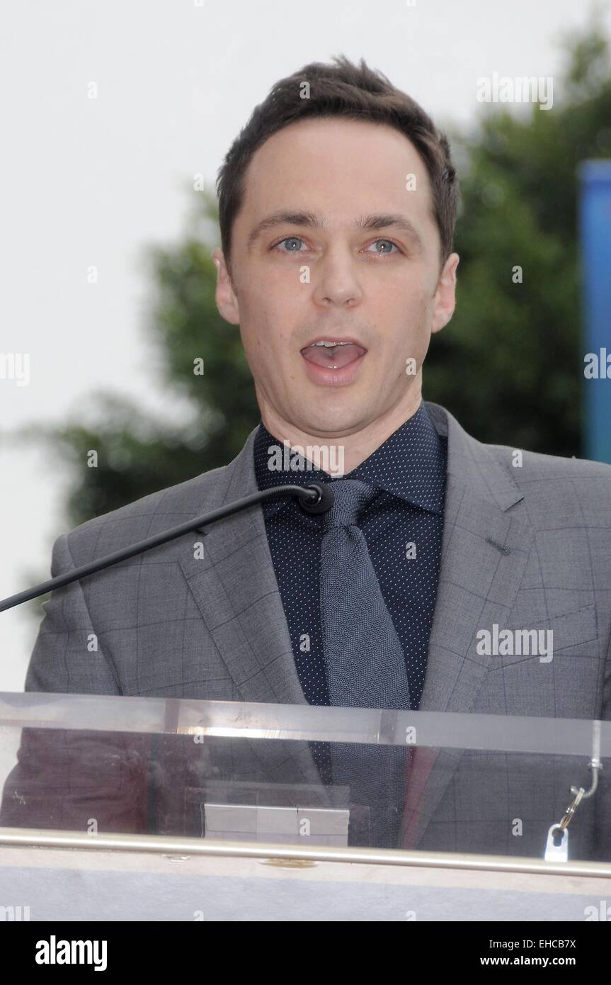 Los Angeles, CA, USA. 11th Mar, 2015. Jim Parsons at the induction ...