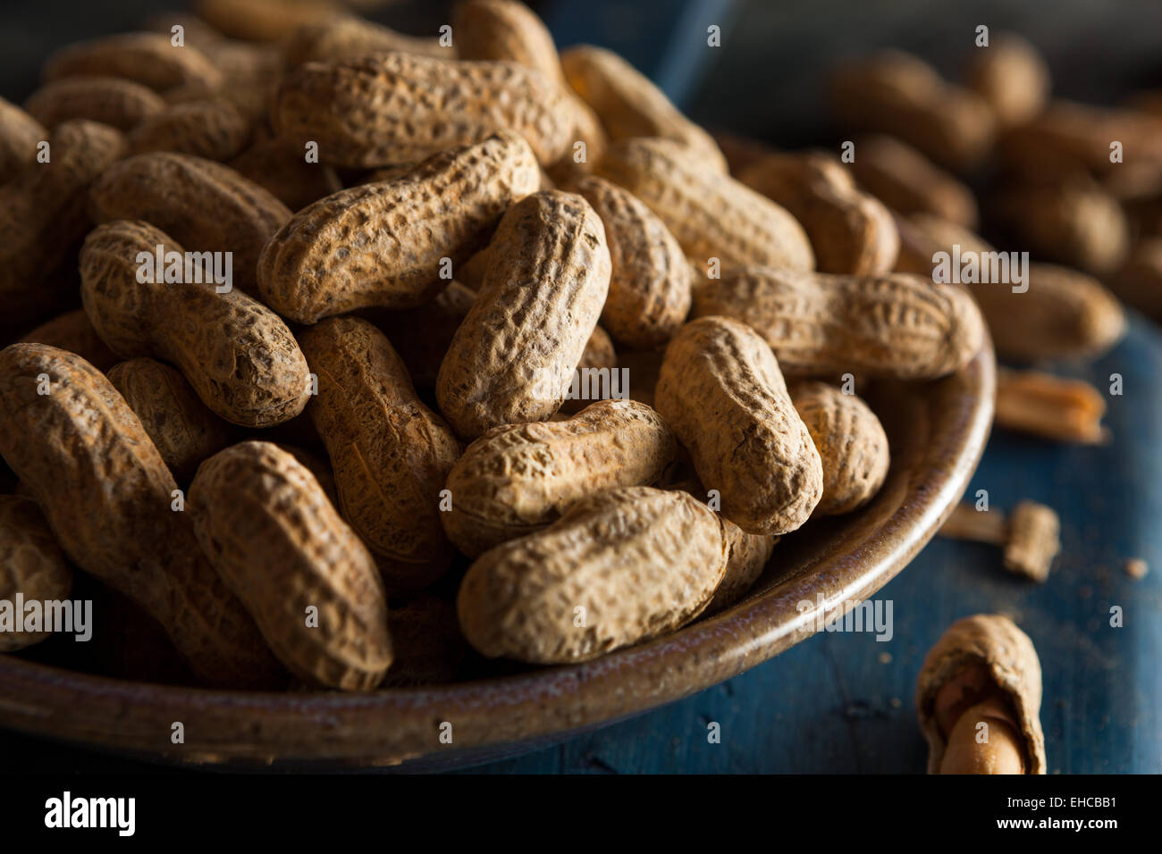 Salted Roasted Shelled Peanuts Ready to Eat Stock Photo - Alamy