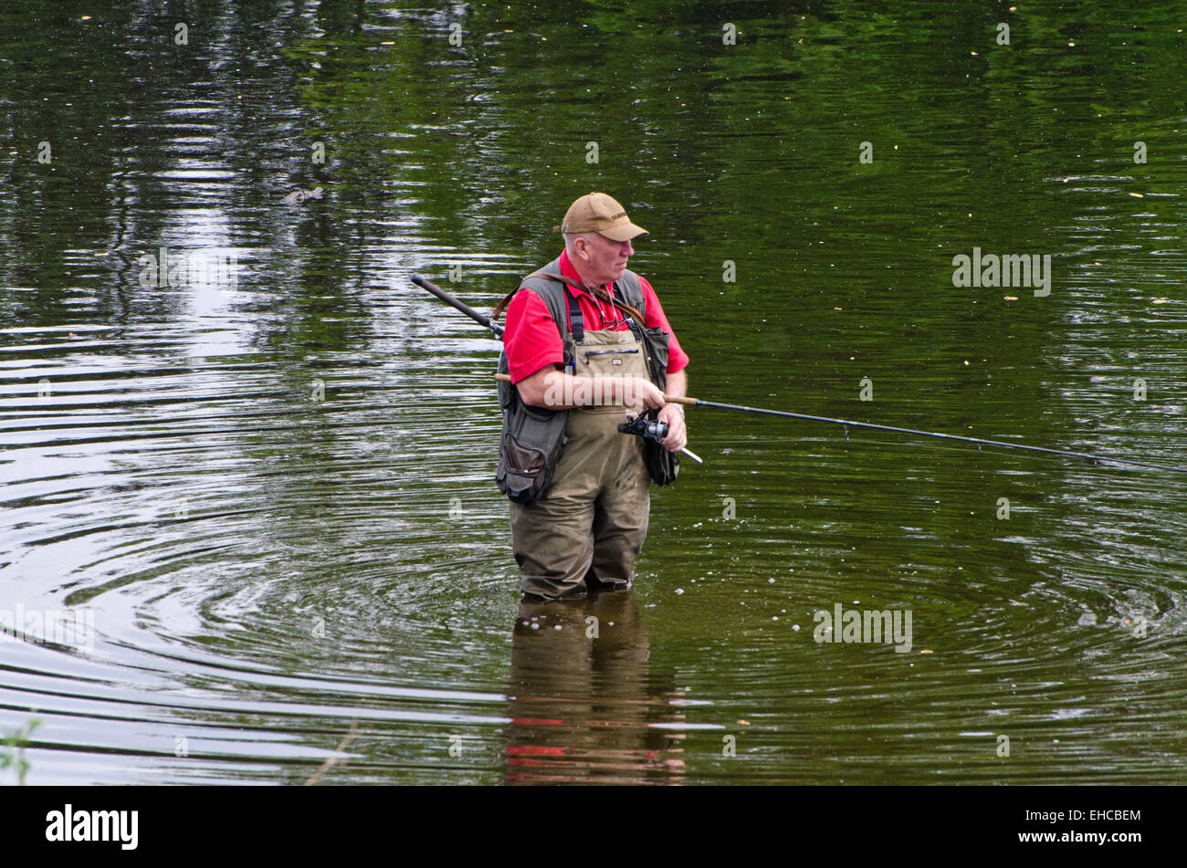 Angler river fishing hi-res stock photography and images - Alamy