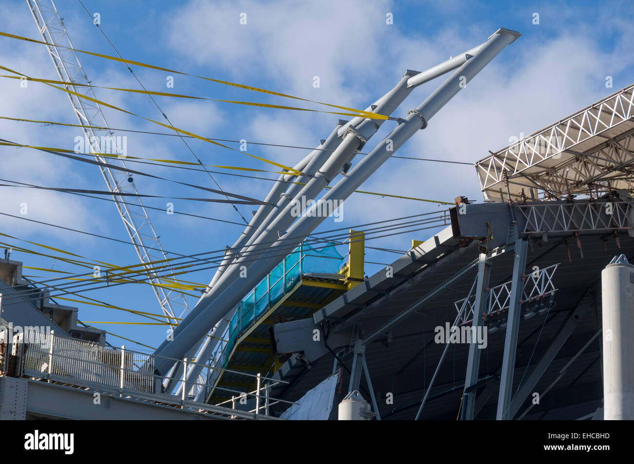 Etihad Stadium, south stand expansion under construction, Eastlands ...