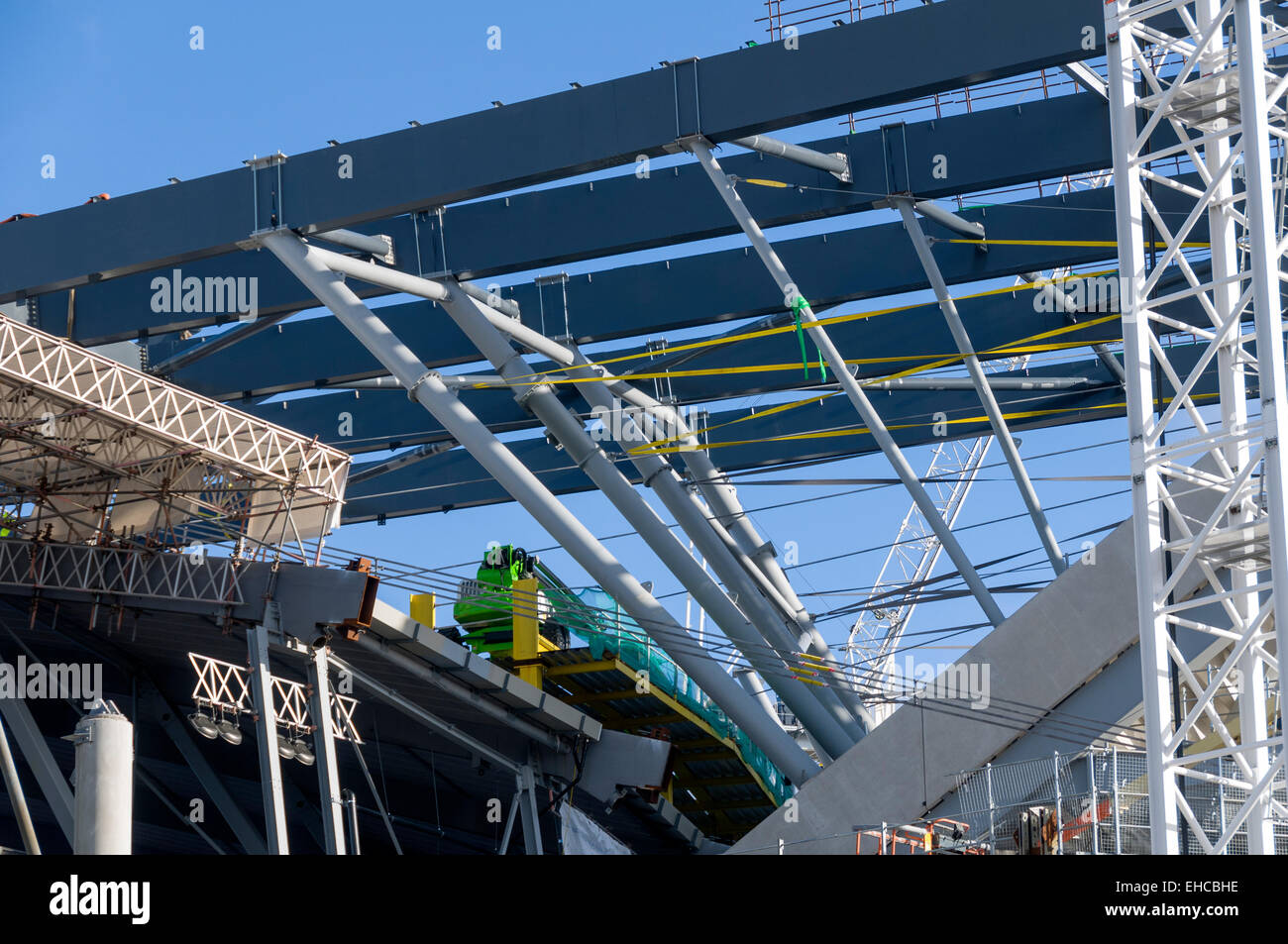 Etihad Stadium, south stand expansion under construction, Eastlands ...