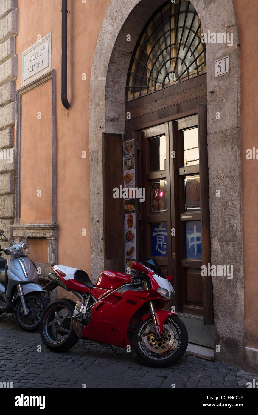 Rome motorcycle hi-res stock photography and images - Alamy