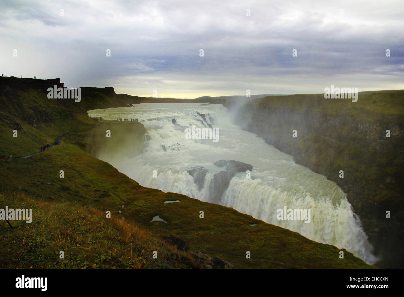 Gullfoss Waterfall, Iceland Stock Photo - Alamy
