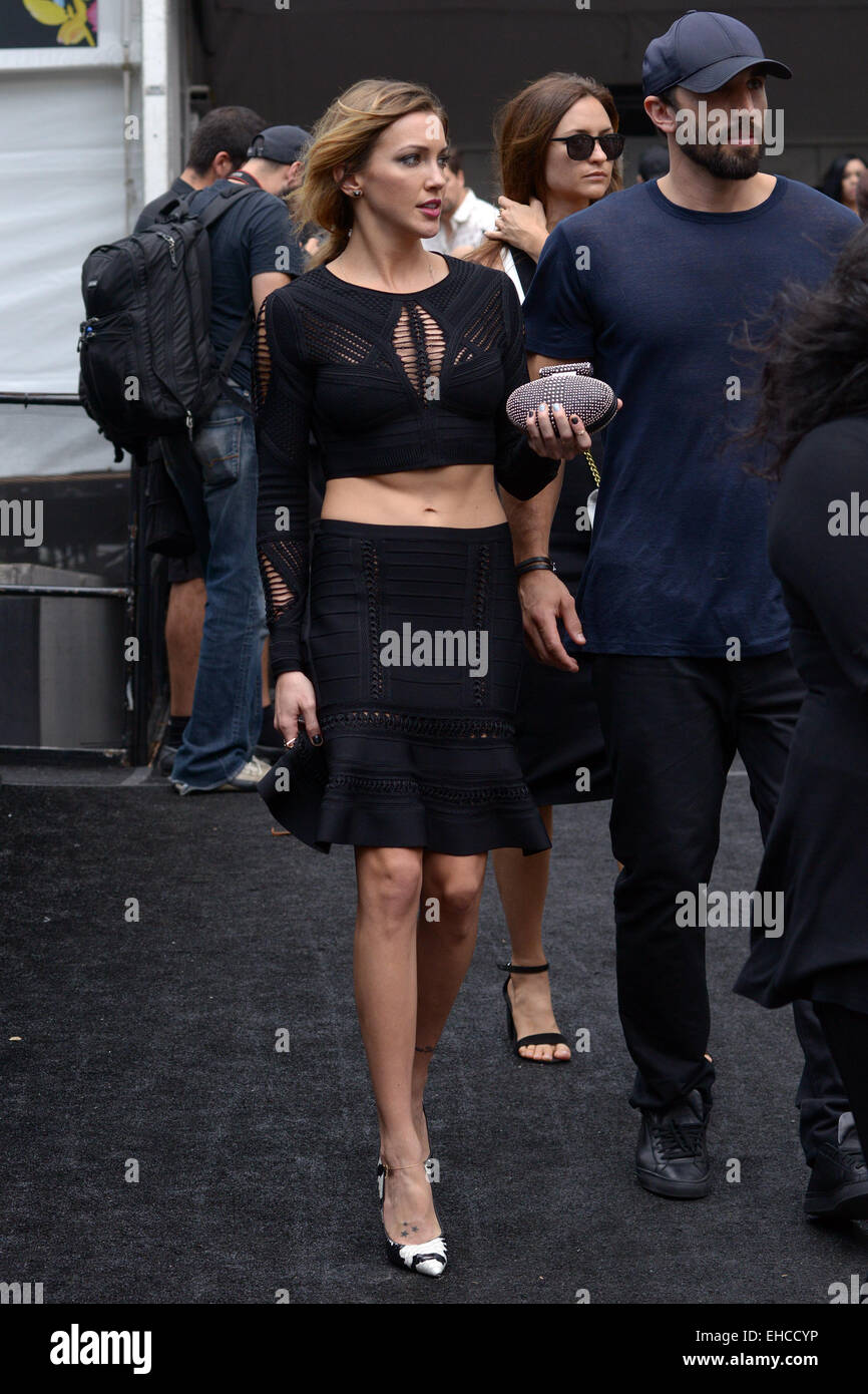 Katie cassidy mercedes benz new york hi-res stock photography and ...