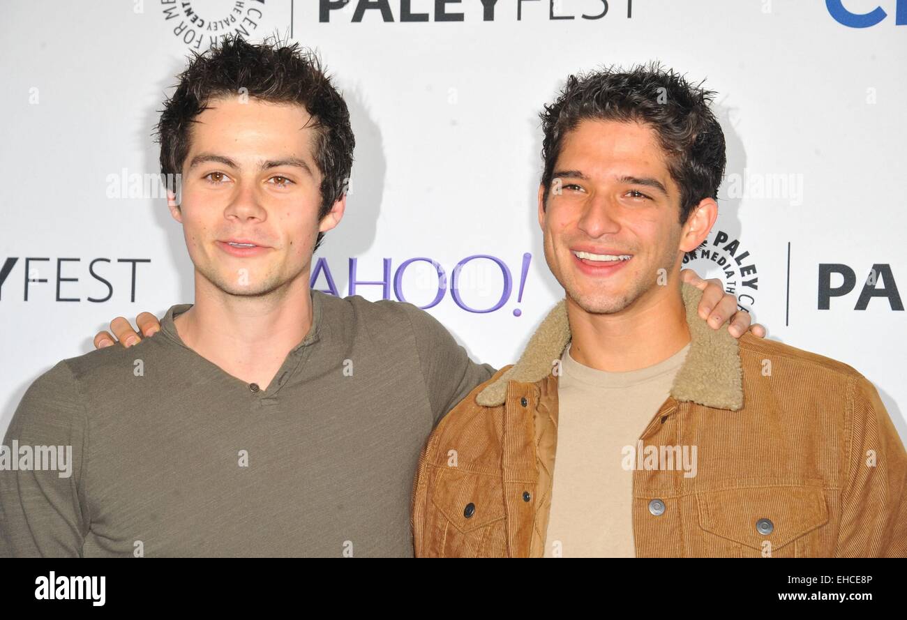 Los Angeles, CA, USA. 11th Mar, 2015. Dylan O'Brien, Tyler Posey in ...
