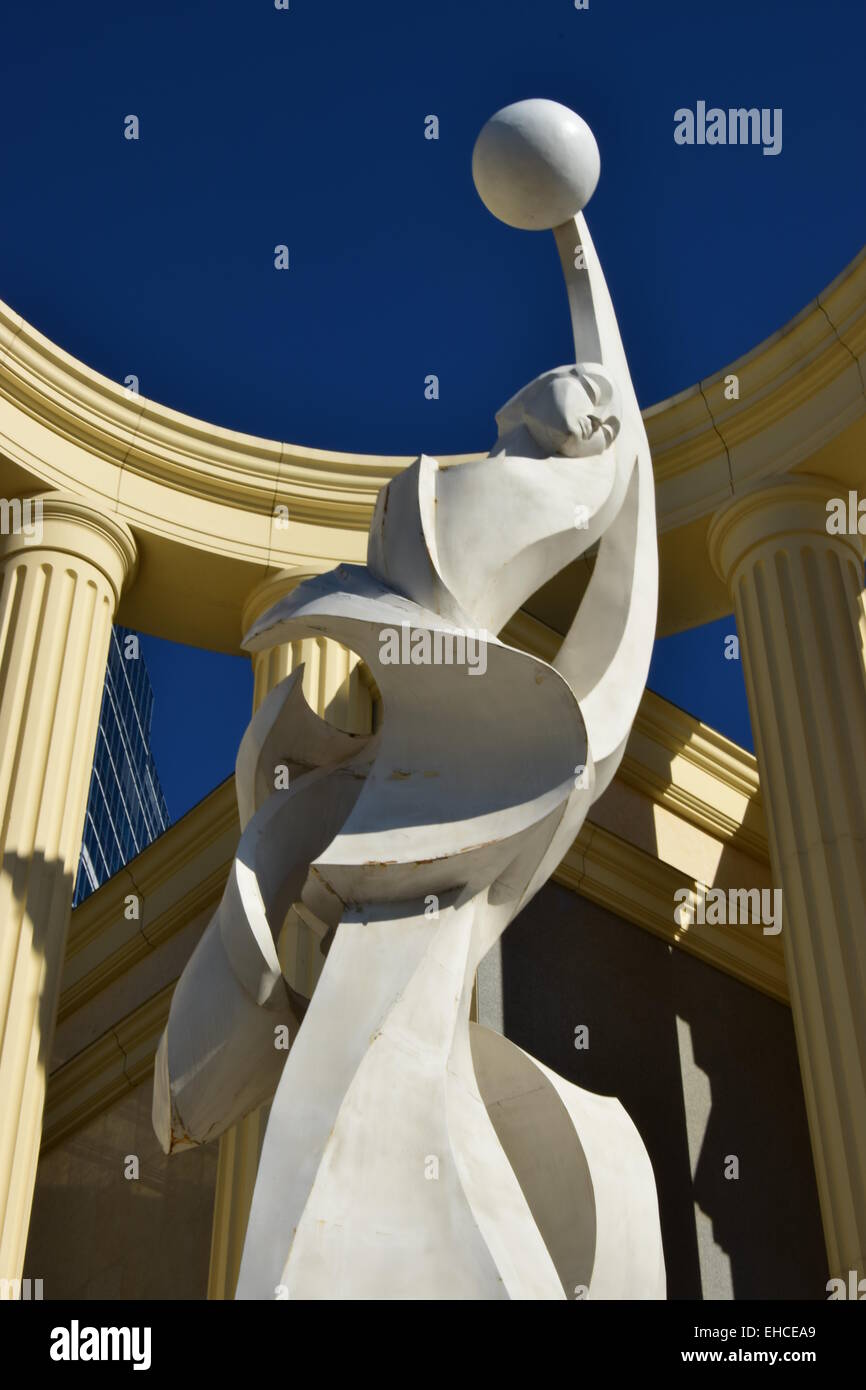 A statue in the streets of Astana, capital of Kazakhstan Stock Photo ...