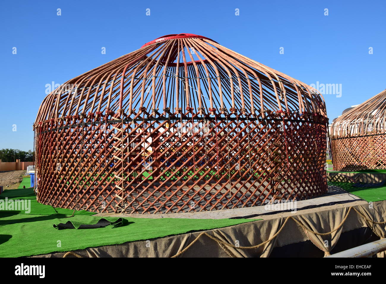 Kazakh yurt hi-res stock photography and images - Alamy