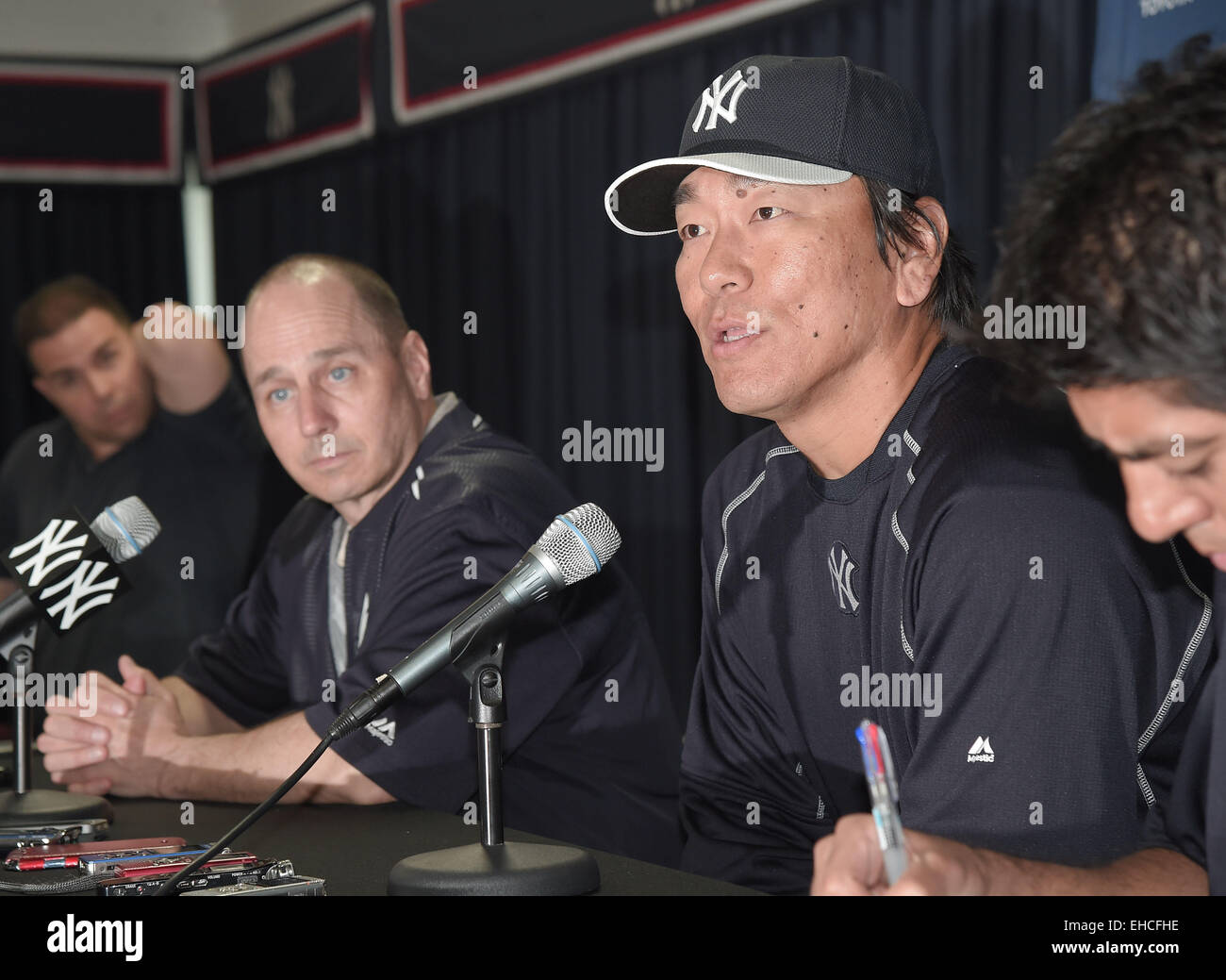 Tampa, Florida, USA. Matsui was introduced as the team's newest special ...