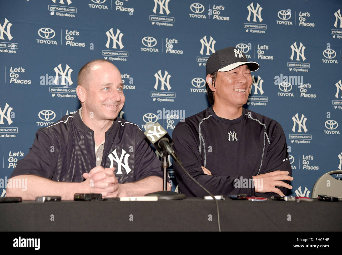 Tampa, Florida, USA. Matsui was introduced as the team's newest special ...