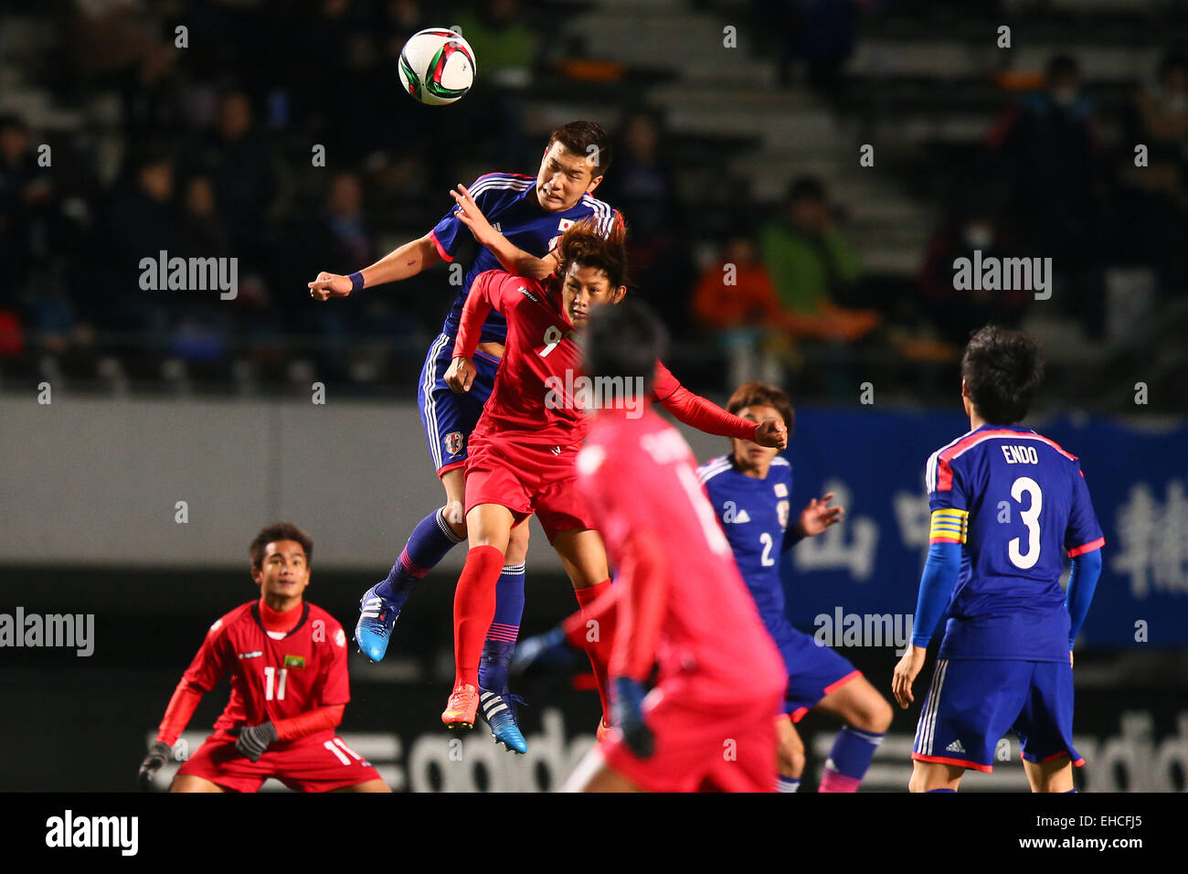 Fukuda Denshi Arena, Chiba, Japan. 11th Mar, 2015. Takuya Iwanami (JPN ...