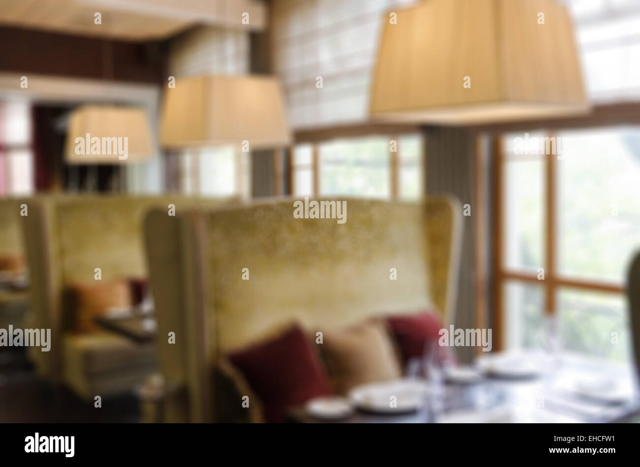 Restaurant blur background Stock Photo - Alamy