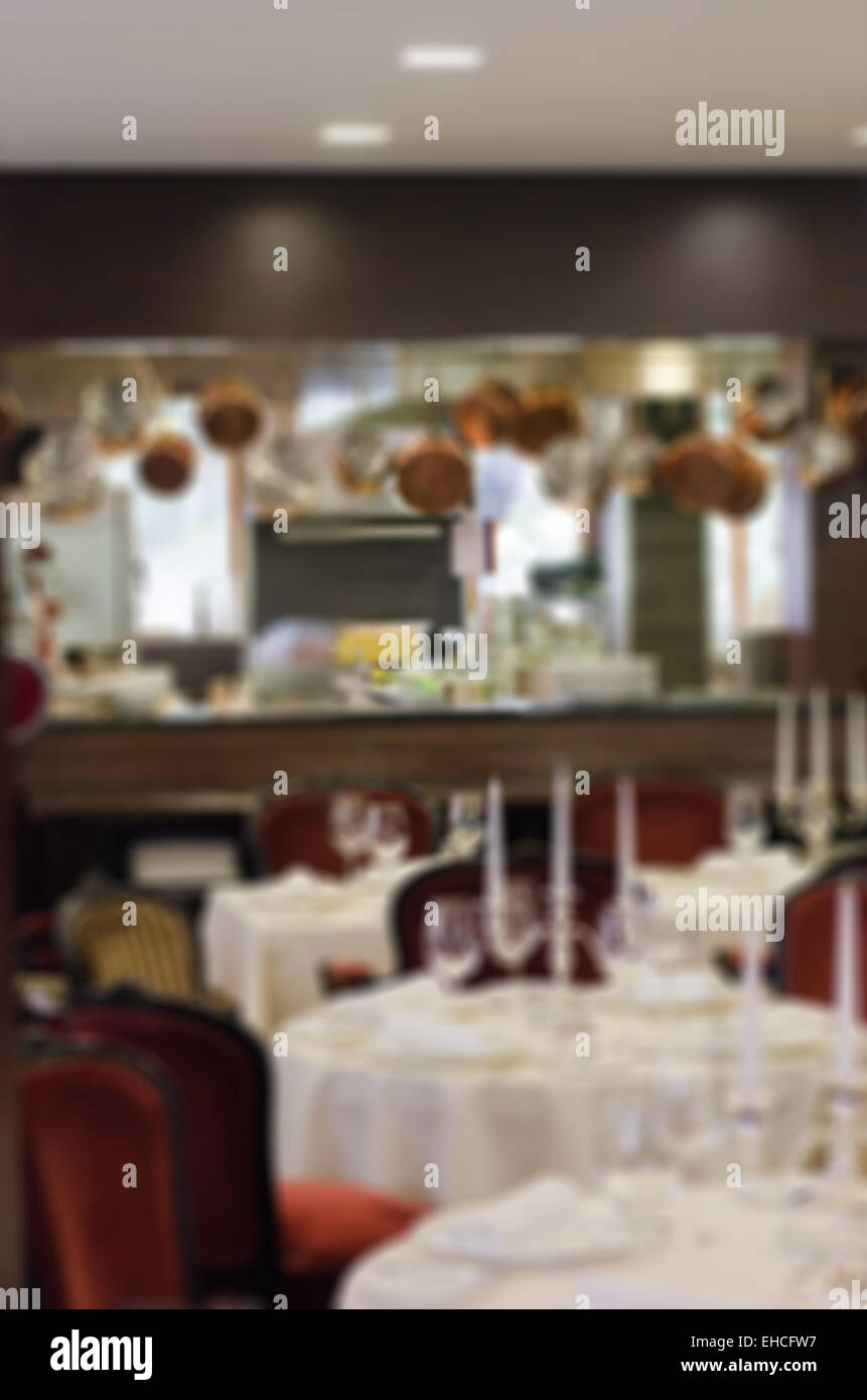 Restaurant blur background Stock Photo - Alamy