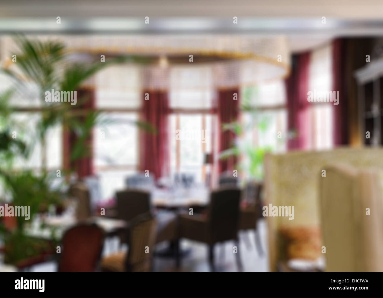 Restaurant blur background Stock Photo - Alamy