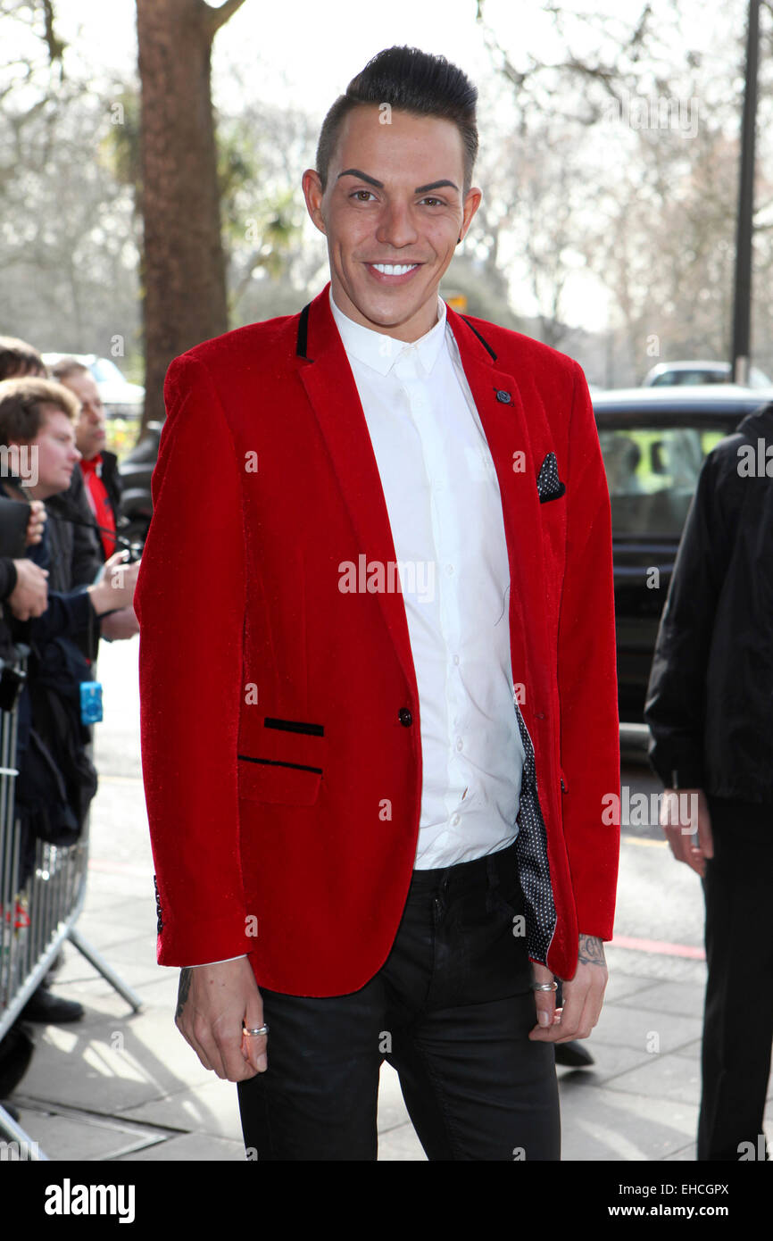 Bobby Norris arriving for the 2015 TRIC Awards, at the Grosvenor House ...