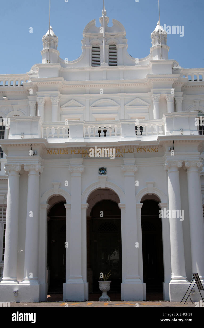 Penang city hall hi-res stock photography and images - Alamy