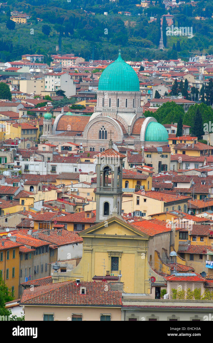 Florence synagogue dome hi-res stock photography and images - Alamy