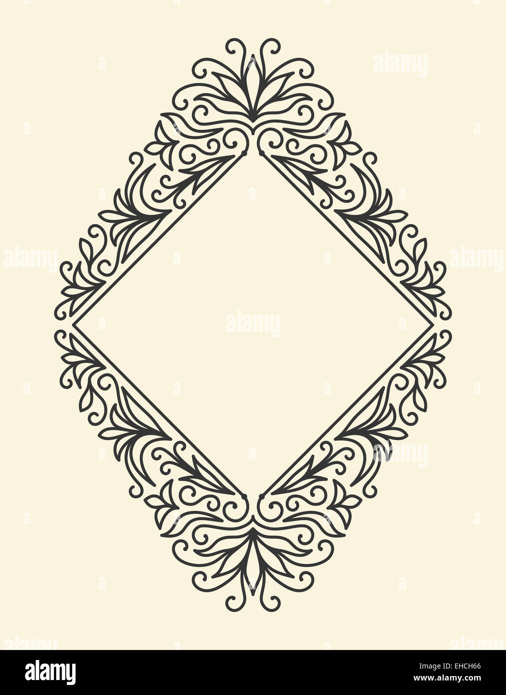 Beautiful vintage frame hi-res stock photography and images - Alamy