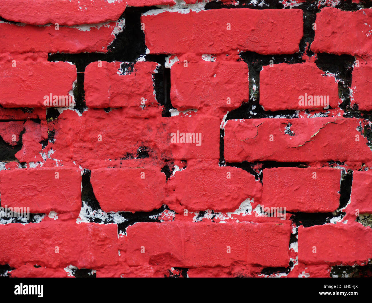 Coloured painted bricks hi-res stock photography and images - Alamy