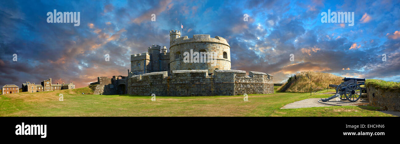 Pendennis Castle one of Henry VIII's Device Forts, built between 1539 ...