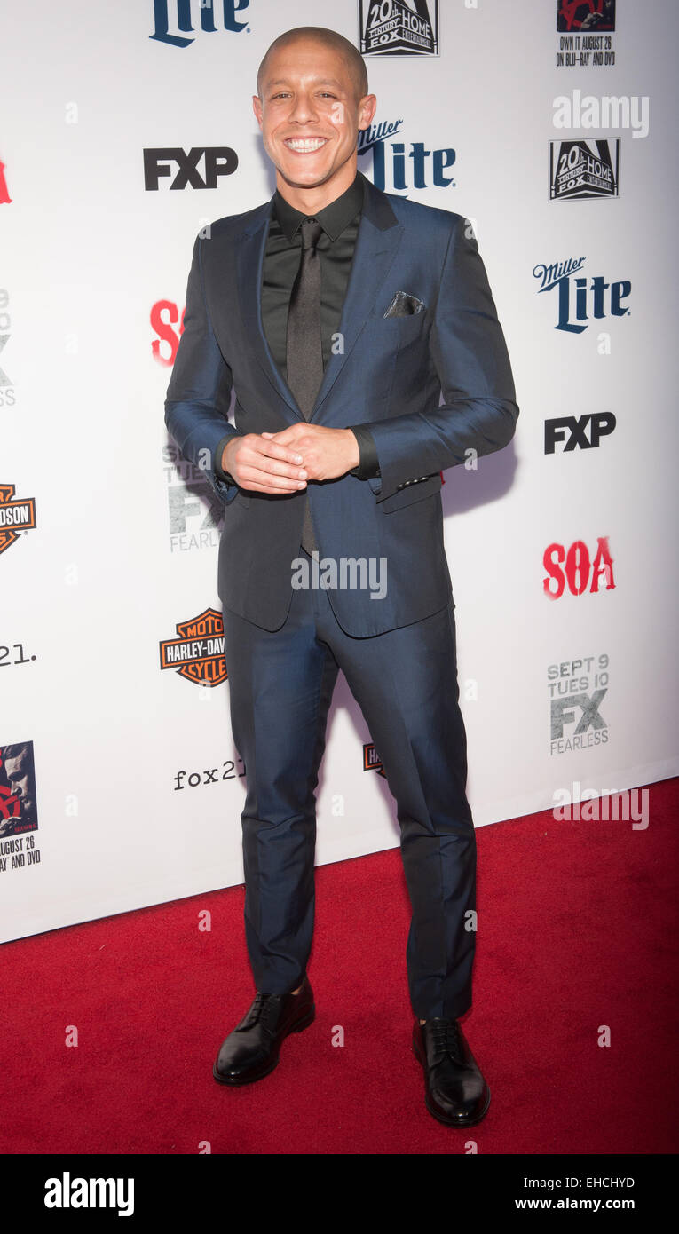 FX's 'Sons Of Anarchy' premiere at TCL Chinese Theatre - Arrivals Featuring: Theo Rossi Where ...