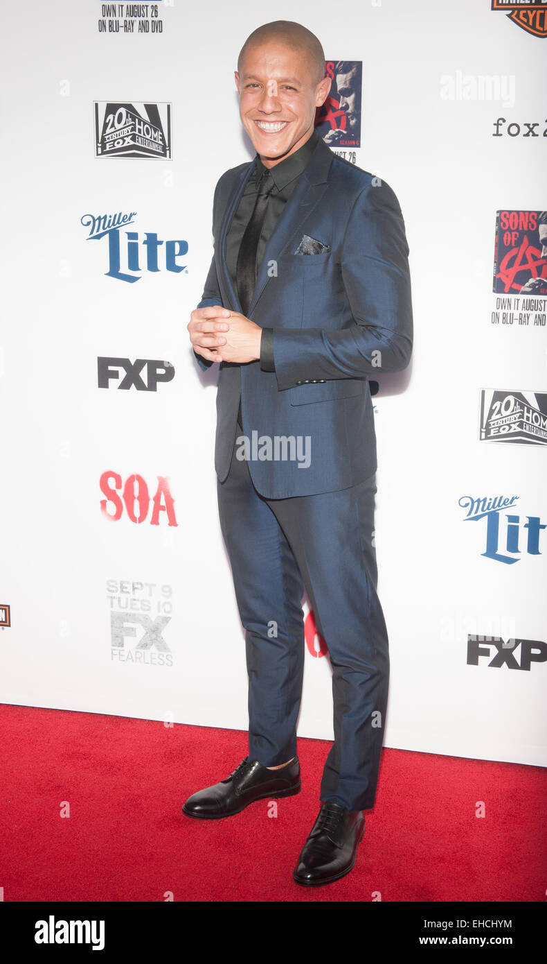 FX's 'Sons Of Anarchy' premiere at TCL Chinese Theatre - Arrivals Featuring: Theo Rossi Where ...