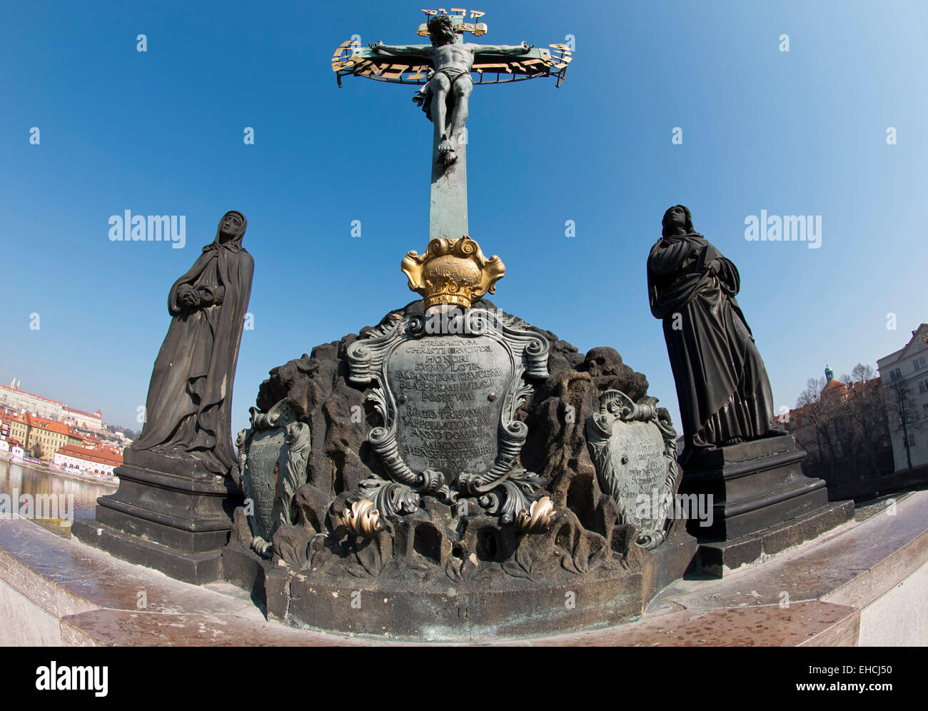Jesus cross on bridge hi-res stock photography and images - Alamy