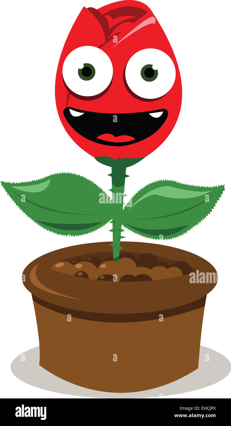 Rose cartoon hi-res stock photography and images - Alamy