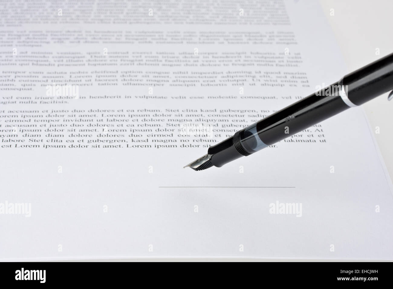 Ready for signature hi-res stock photography and images - Alamy