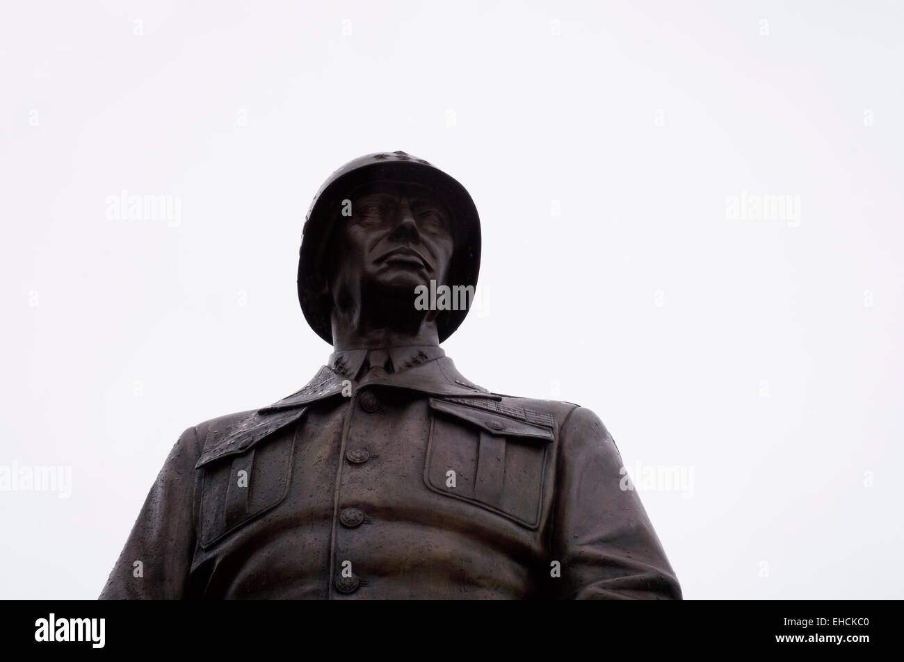 General George Smith Patton statue Stock Photo - Alamy