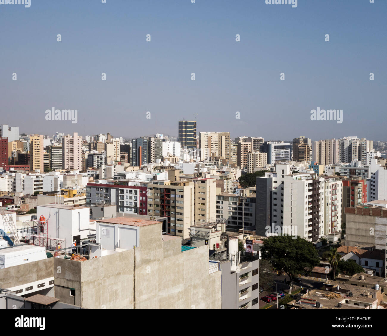 Lima cityscape. Lima cityscapes, Lima, Peru. Architect: Unknown, 2014 ...