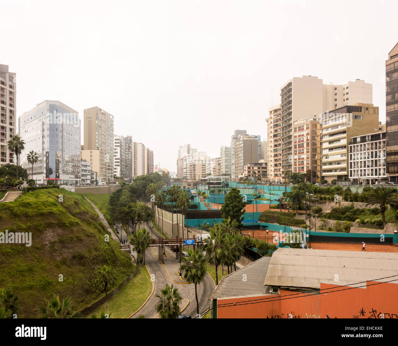 Lima cityscapes, Lima, Peru. Architect: Unknown, 2014 Stock Photo - Alamy