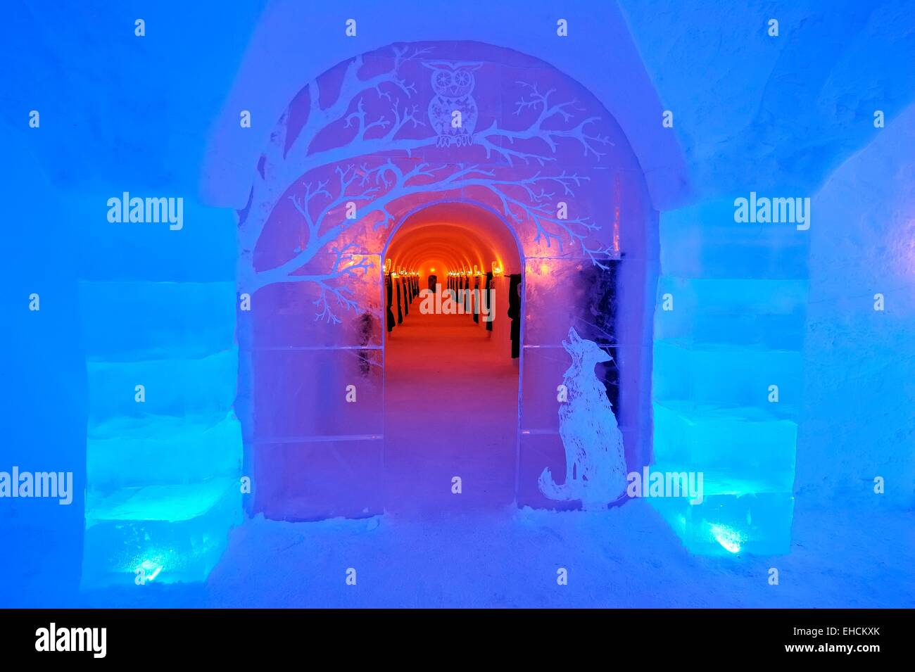 Ice Hotel or Igloo Hotel, Sorrisniva, Alta, Finnmark County, Norway ...