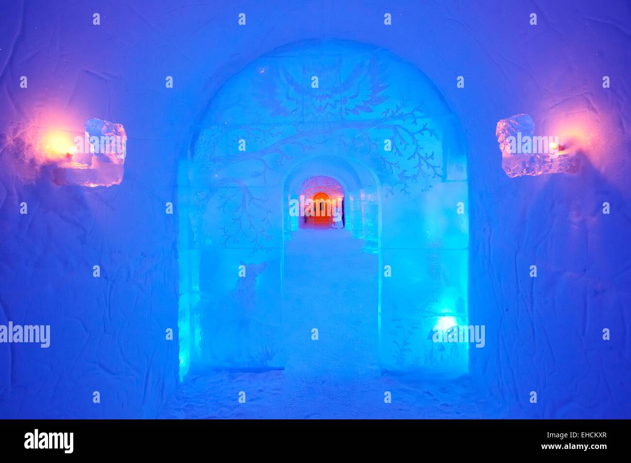 Ice Hotel or Igloo Hotel, Sorrisniva, Alta, Finnmark County, Norway ...