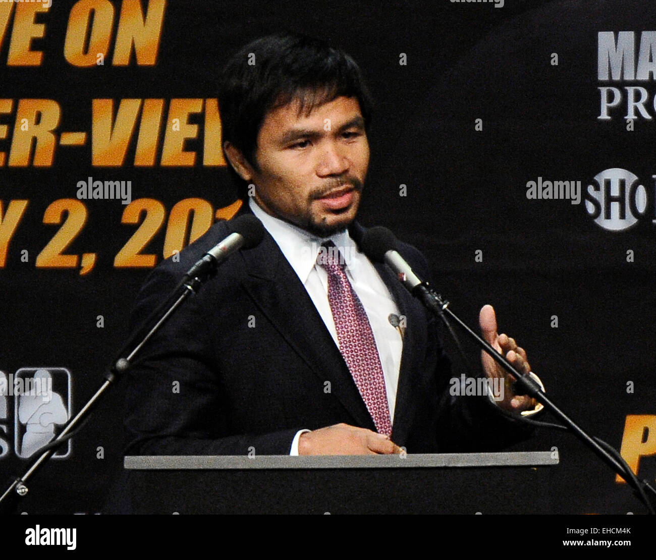 Manny Pacquiao will be fighting Floyd Mayweather on May 2nd at the MGM ...