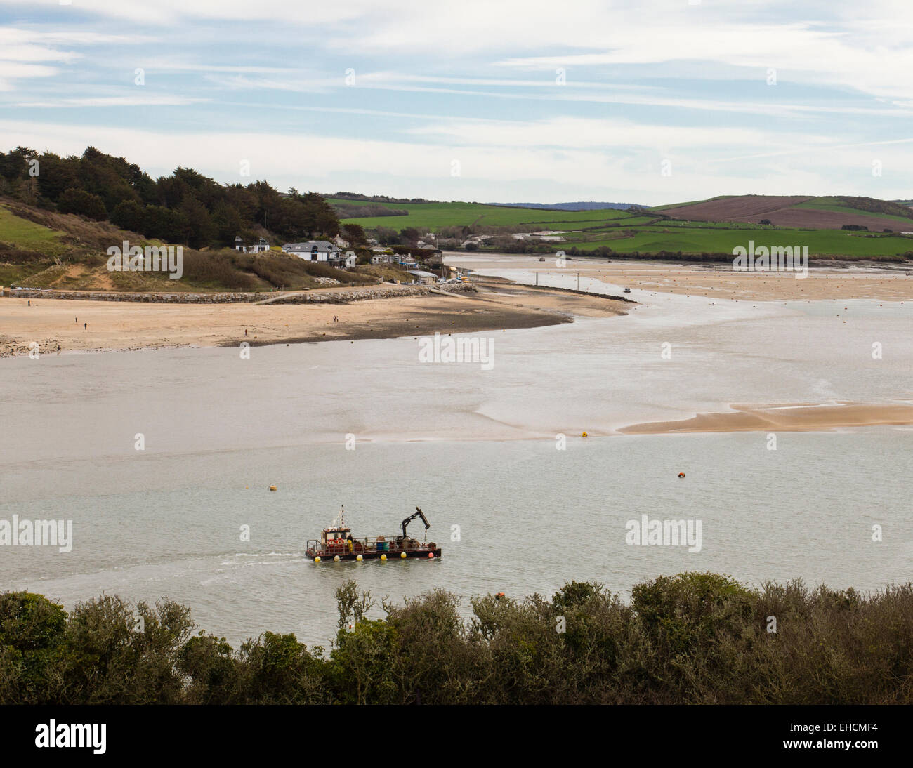 Rock, river camel estuary hi-res stock photography and images - Alamy