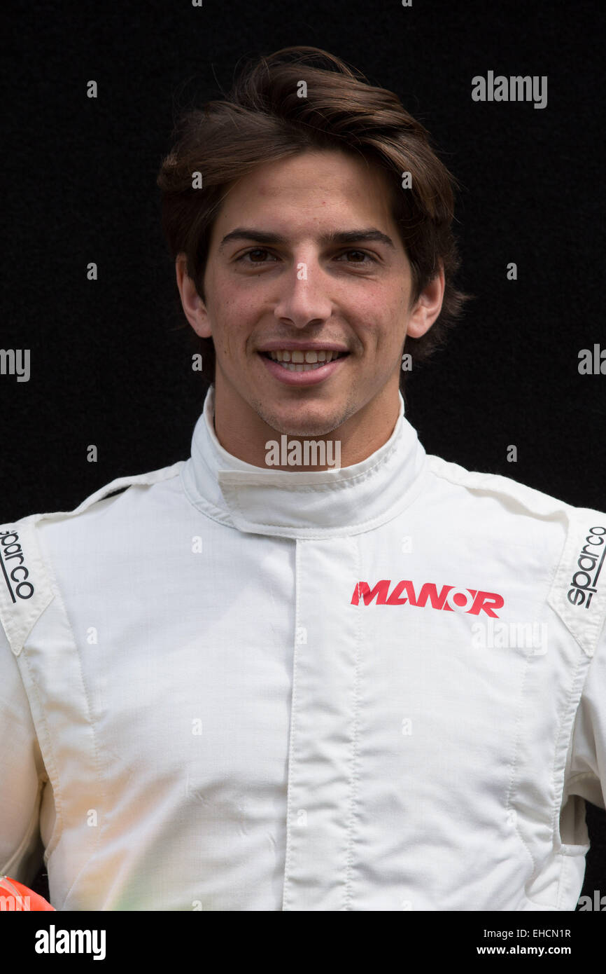 Melbourne, Australia. 12th March, 2015. Roberto Merhi (ESP) Manor GP ...